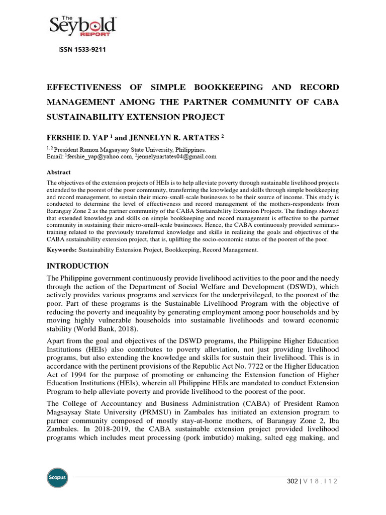 effectiveness-of-simple-bookkeeping-and-record-management-among-the