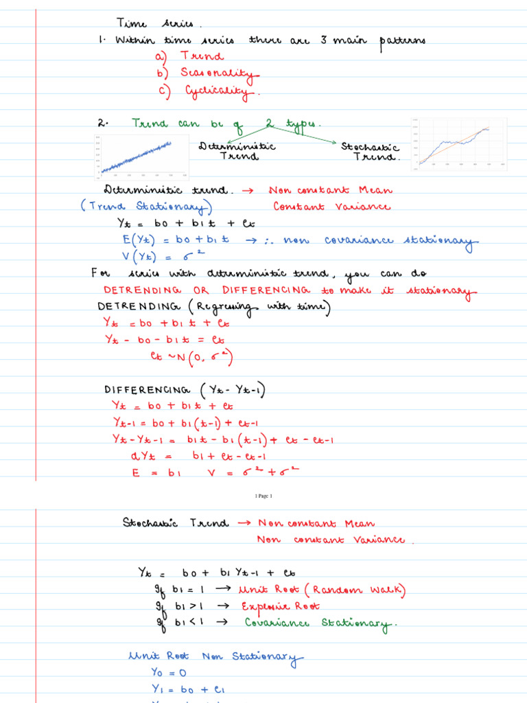 Time - Series - ML Notes | PDF