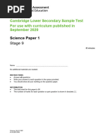 CCLS Science Student Book 9 Answers | PDF | Chemistry | Nature