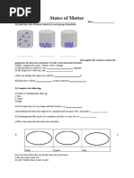 Science Notes-States of Matter - Grade 6 | PDF