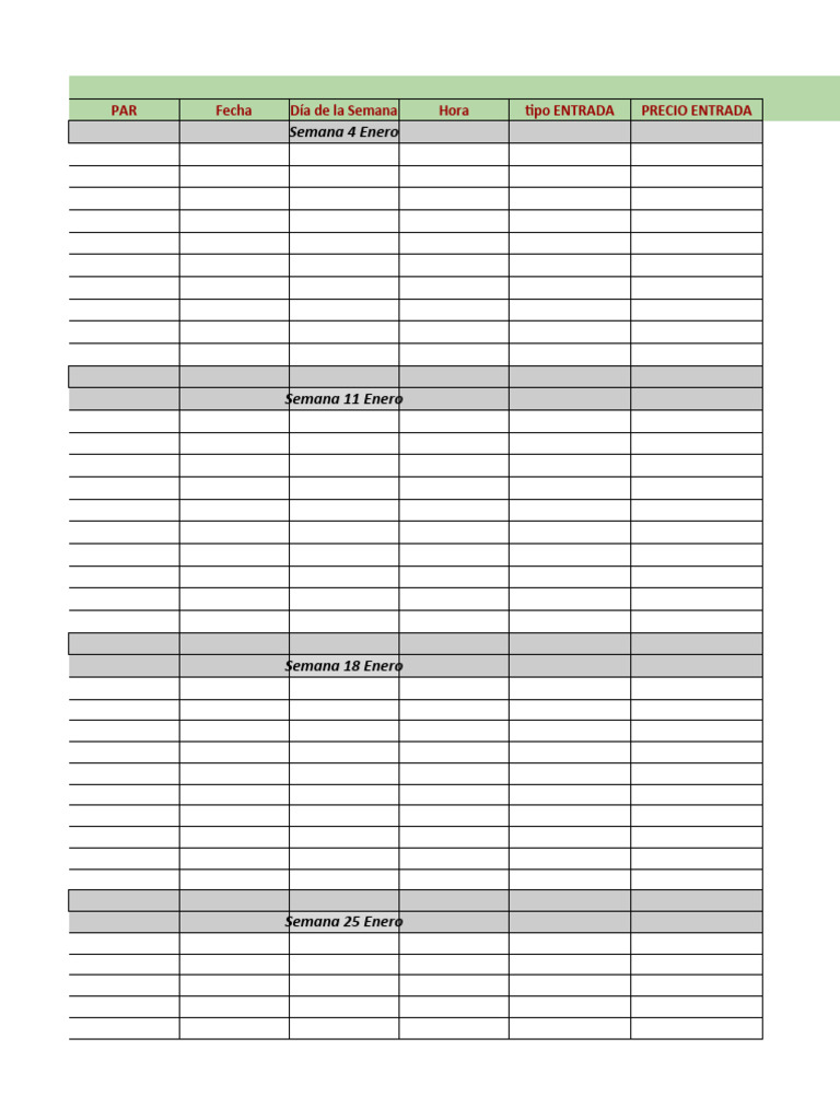 Trackrecord 2021 Template | PDF