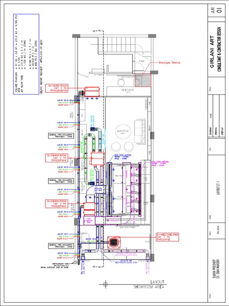 Daikin Proshop Layout Plan | PDF