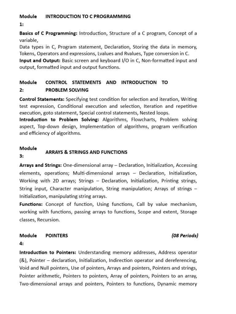 C-Variables, Data Types, Introduction To Programming | PDF | Pointer ... C-Variables, Data Types, Introduction To Programming | PDF | Pointer ...