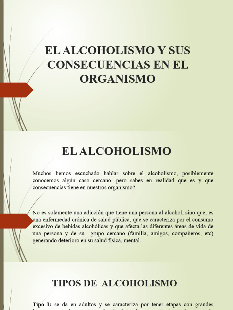 ALCOHOLISMO | PDF | Alcoholismo | La dependencia de sustancias