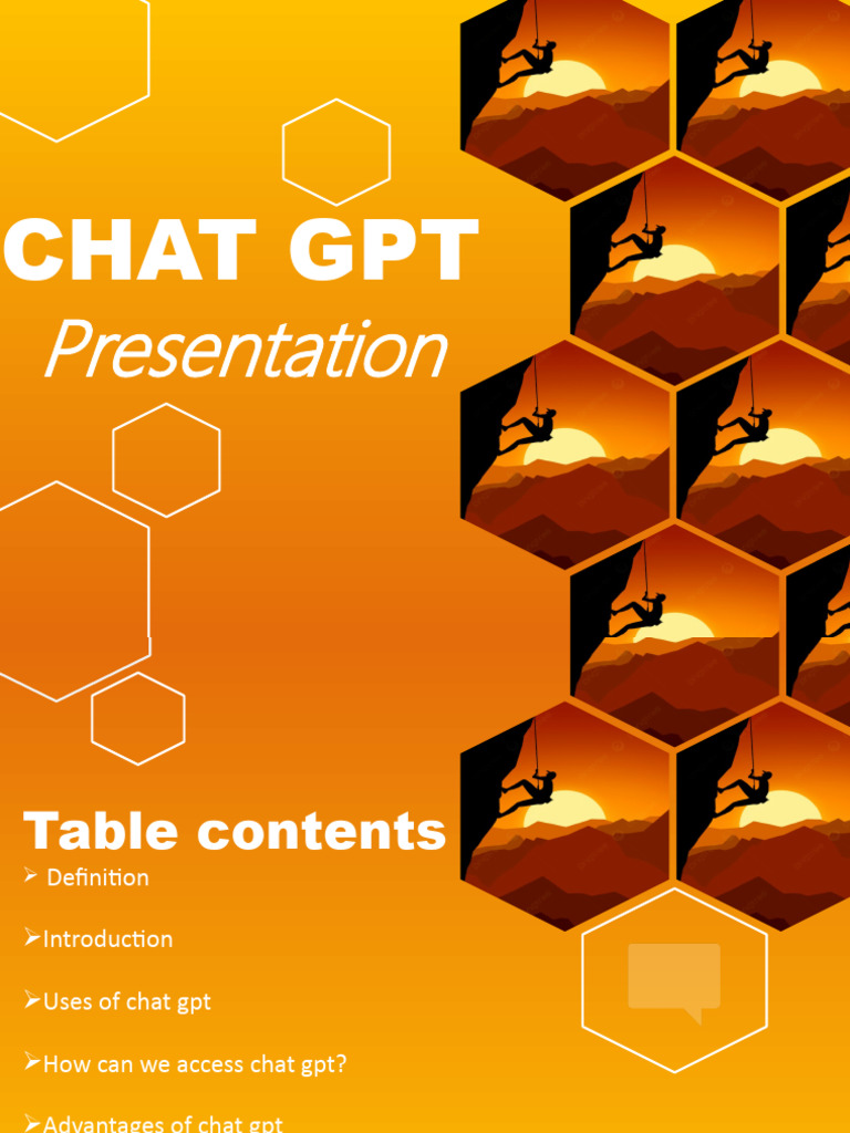 Chat GPT: Presentation | PDF