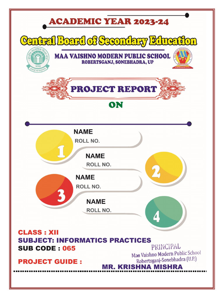 Project Report Initial Page | PDF | Cognitive Science | Behavior Modification