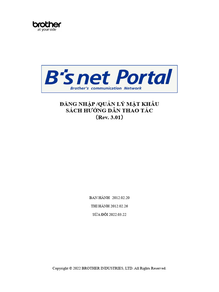 SÁCH HƯỚNG DẪN THAO TÁC (ĐĂNG NHẬP VÀ QUẢN LÝ MẬT KHẨU) Rev301 | PDF