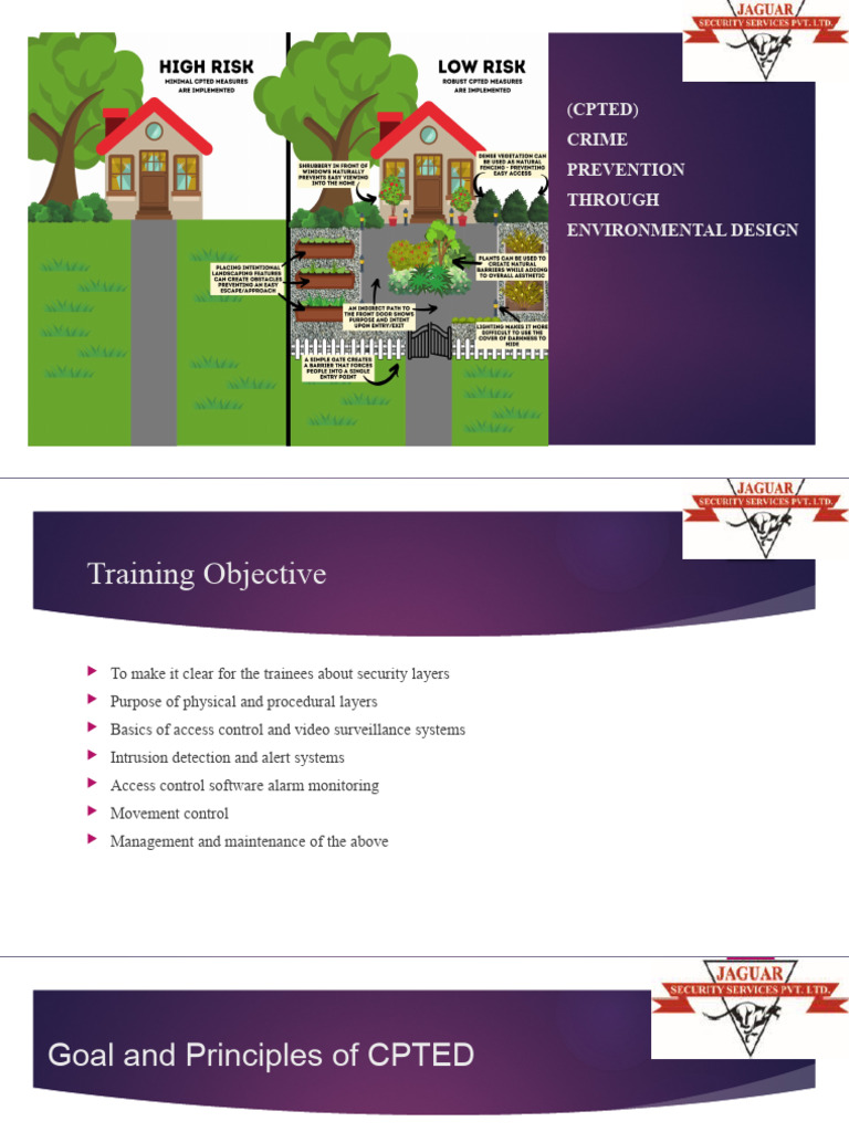 3 Cpted, Eacs & CCTV Monitoring | PDF | Physical Security | Access Control