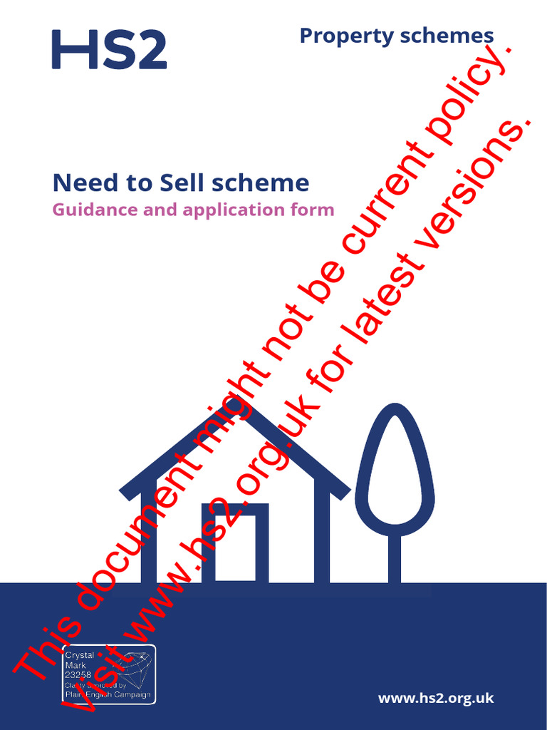 HS2 NEEDTOSELL - GuidanceApForm | PDF