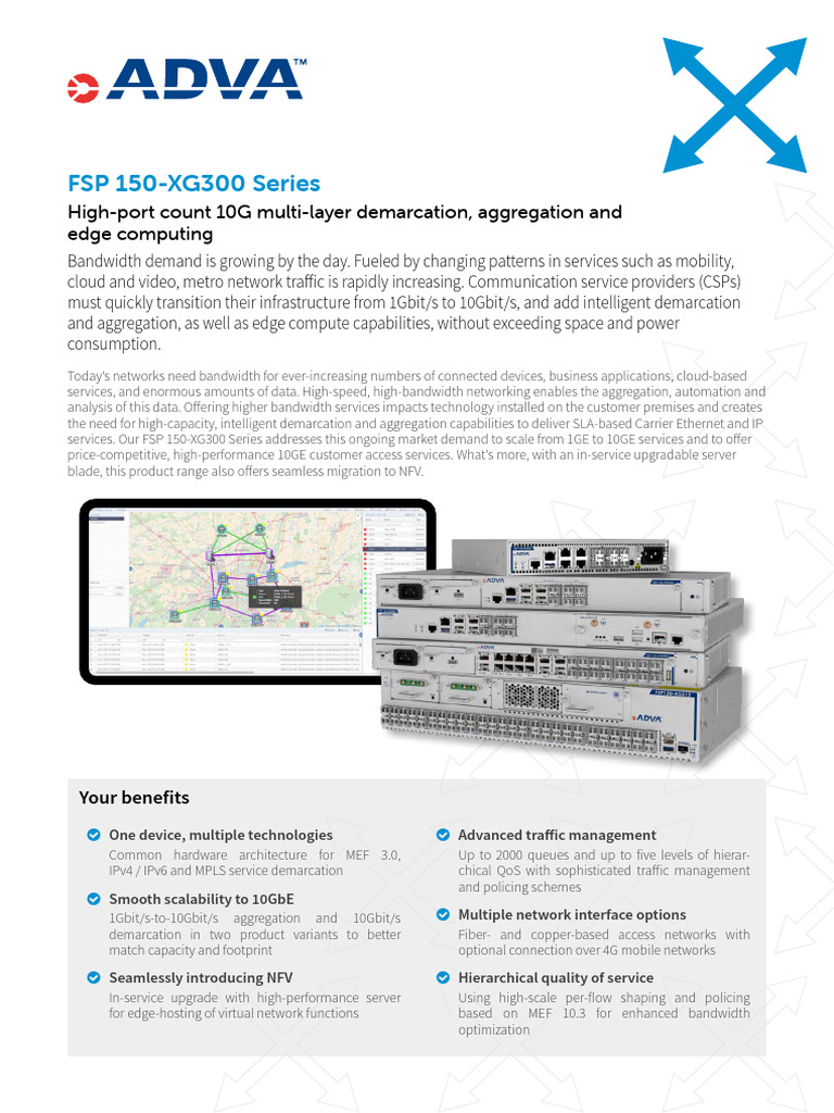 FSP 150 XG 300 Series | PDF | Computer Network | Quality Of Service