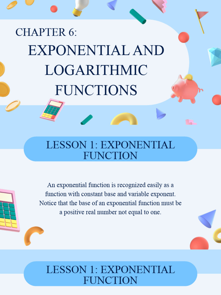 Algebra Group 6 | PDF | Exponentiation | Exponential Function