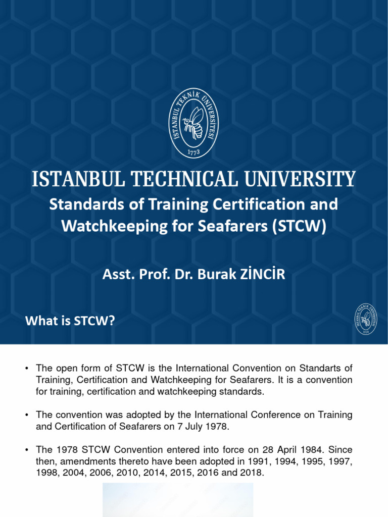 STCW | PDF | Engineering | Shipping