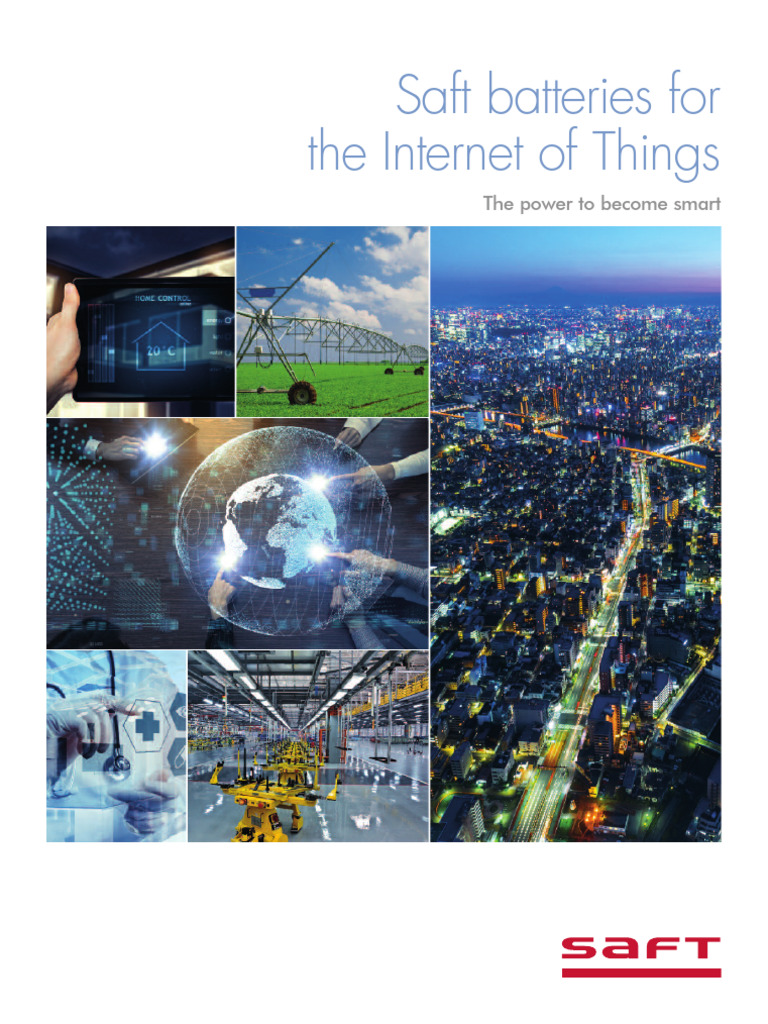 Catalogo SAFT-IoT | PDF | Internet Of Things | Rechargeable Battery