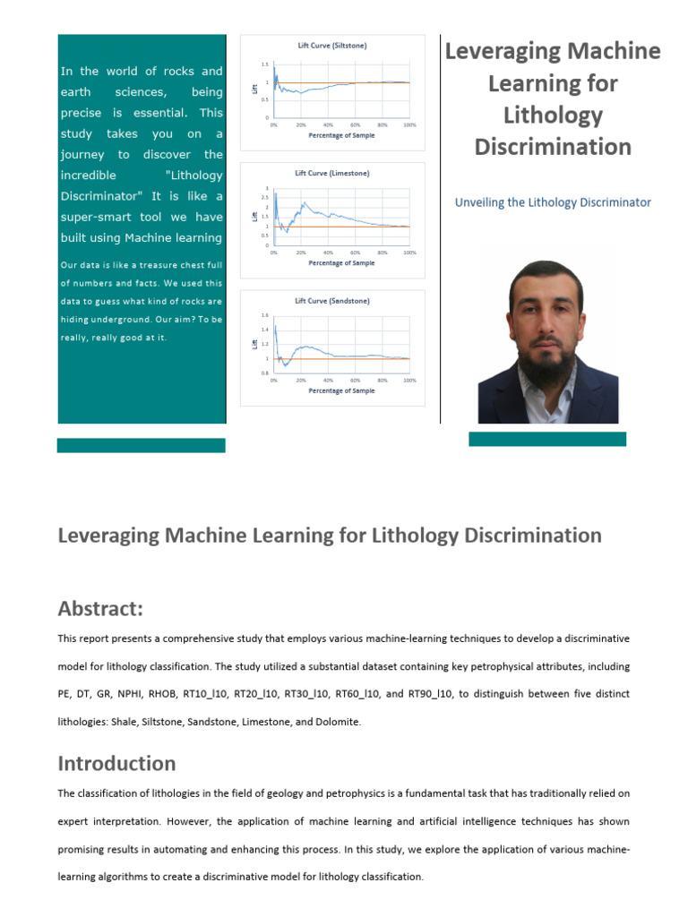 Leveraging Machine Learning For Lithology Discrimination | PDF | Machine Learning | Support ...