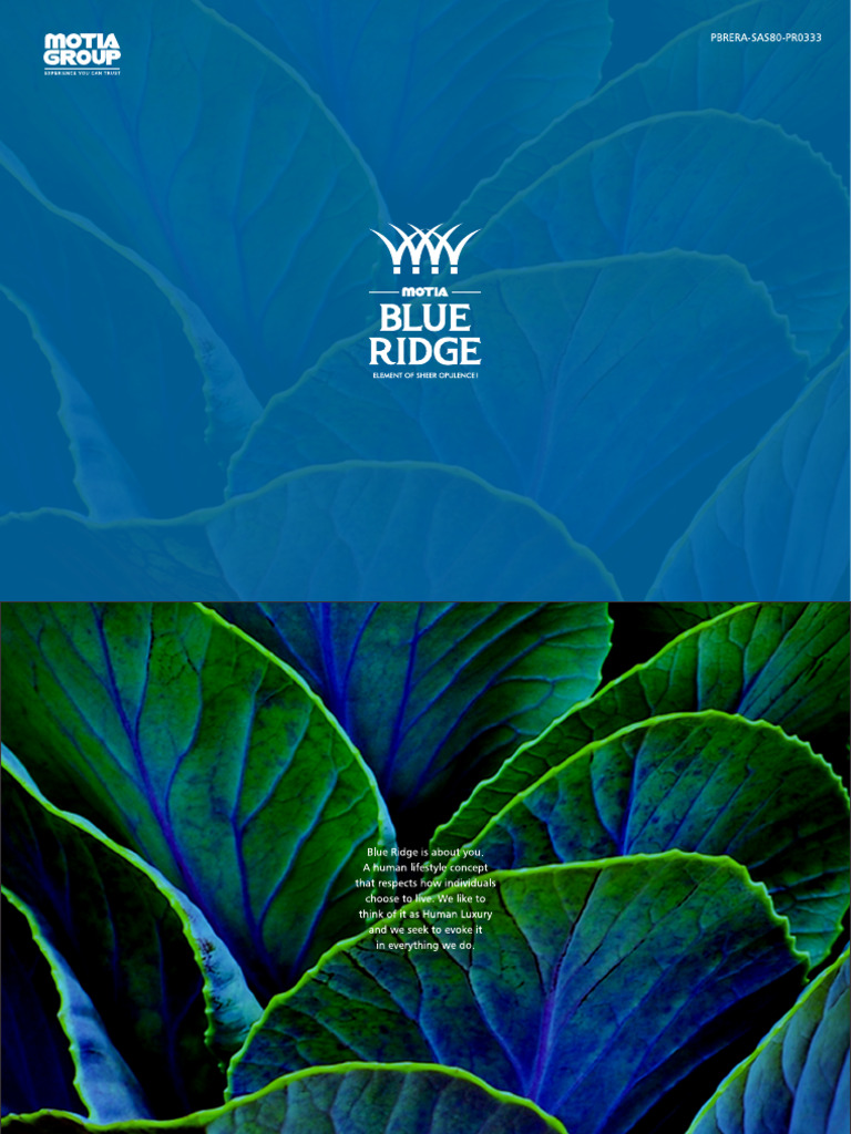 Motia Blue Ridge - 99acres | PDF