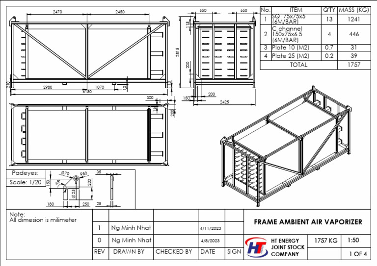 Frame Ambient Air Vaporizer Specs | PDF
