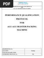 PERFORMANCE QUALIFICATION PROTOCOL AUTOMATIC SIX HEAD LIQUID FILLING ...