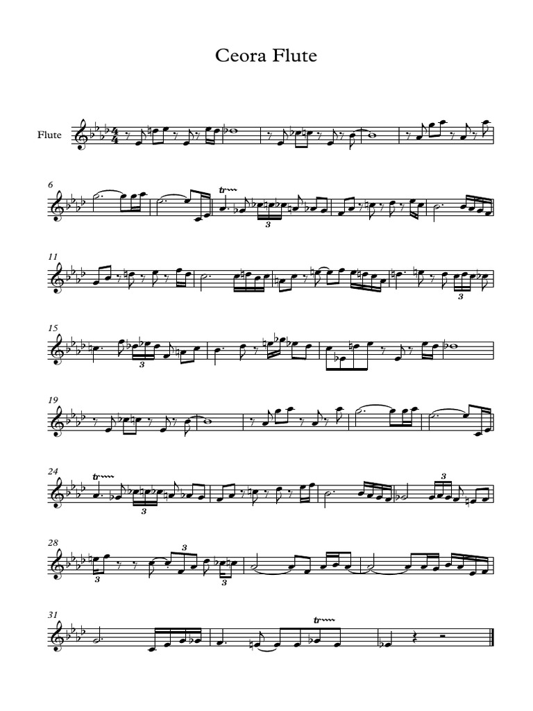 Ceora Flute | PDF
