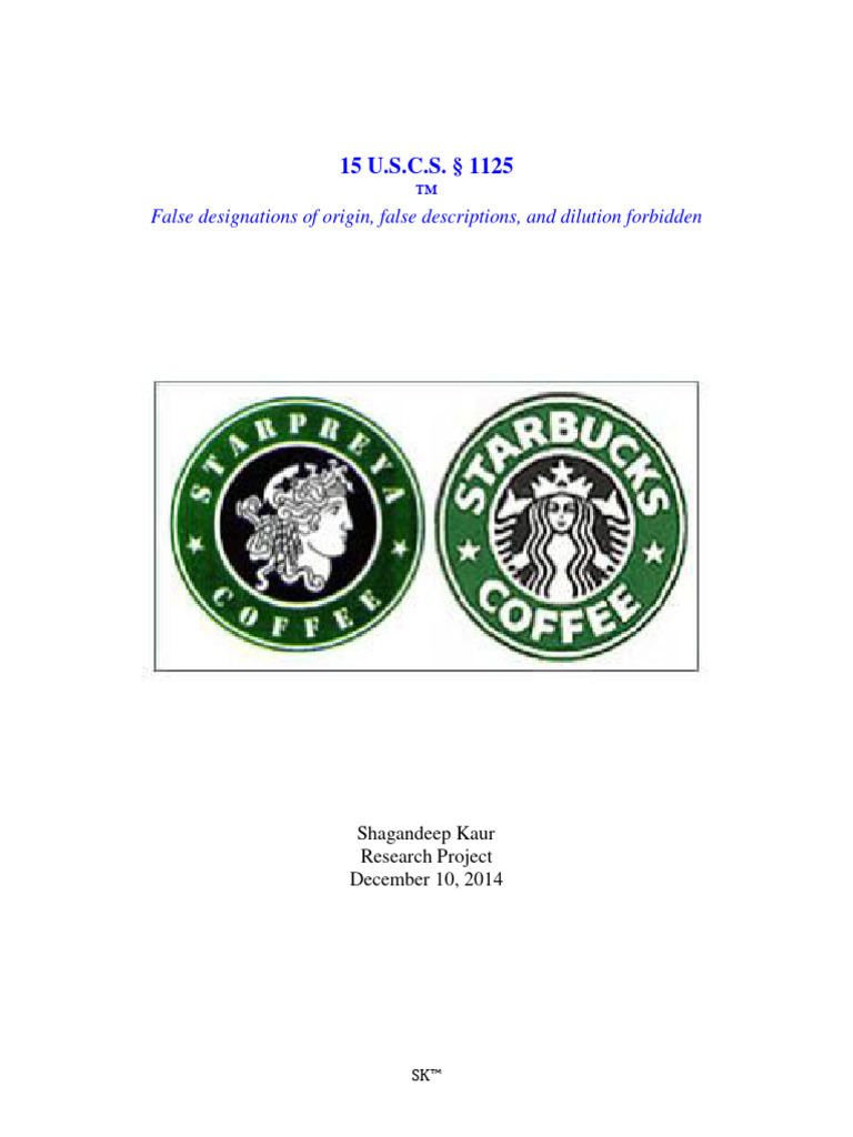 Example Law Reseach | Download Free PDF | Trademark | Trademark Dilution