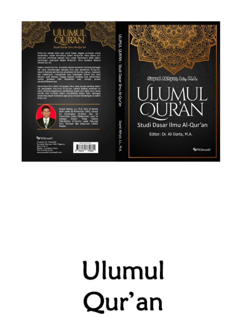 Buku Ulumul Qur'an Repository | PDF
