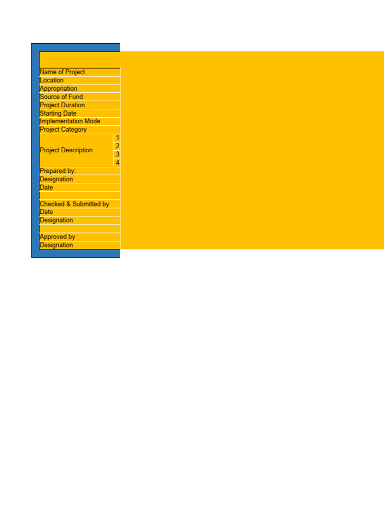 Matalang Road Rehabilitation Project Form | PDF | Cost | Value Added Tax