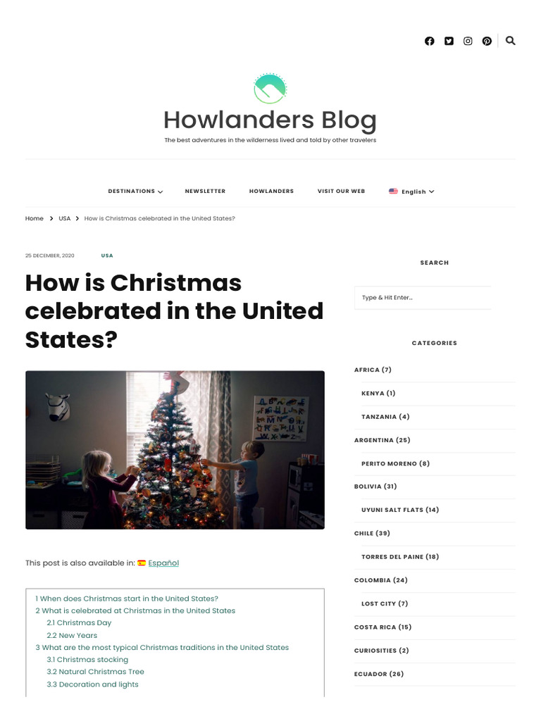 How Is Christmas Celebrated in The United States - Howlanders Blog ...