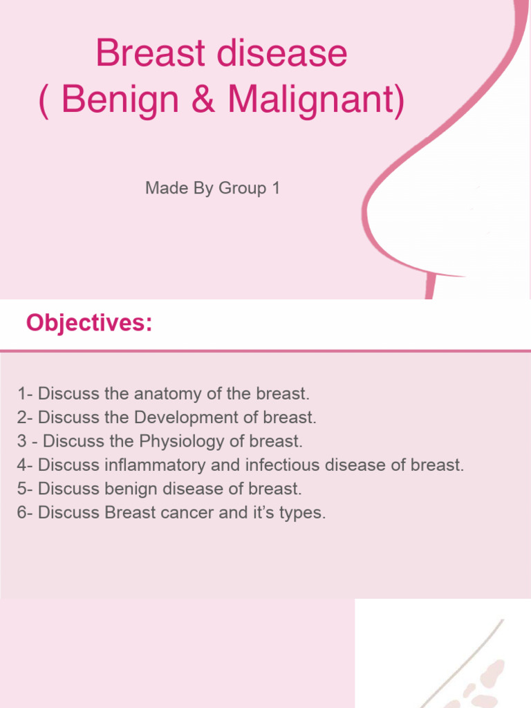 Open Breast Disorders (Benign and Malignant) Done | PDF | Breast Cancer | Luteinizing Hormone