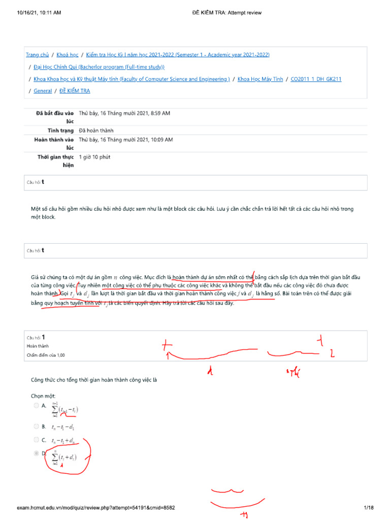 Midterm CO2011 VI 2022 211 No Keys | PDF