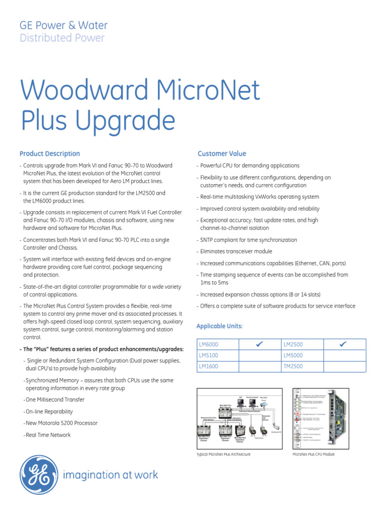 Factsheet Woodward Micronet | PDF | Programmable Logic Controller ...