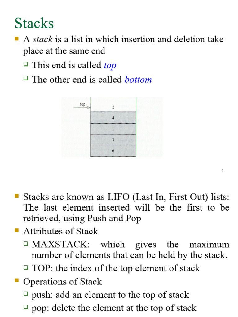 Stack | PDF | Software Development | Computer Programming