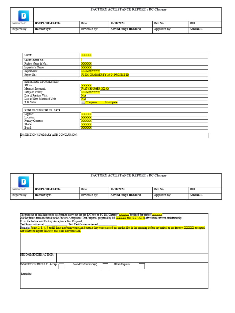 FATR Fast Charger | PDF