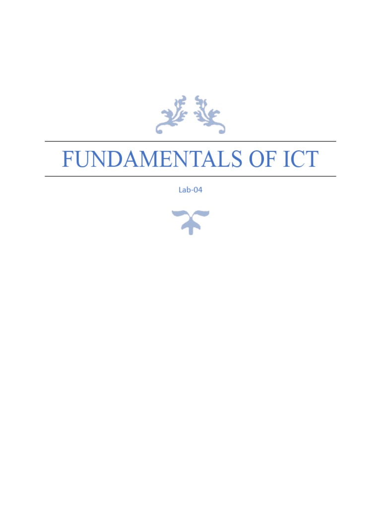 Ict Lab 4 Docx Zoya Zaib Cosc321101094 Pdf Hyperlink Computer