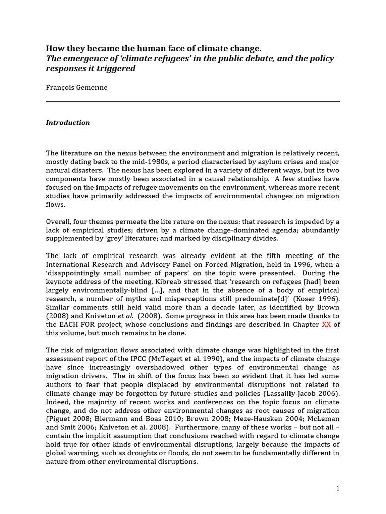 UNESCO Chapter | PDF | Human Migration | Refugee