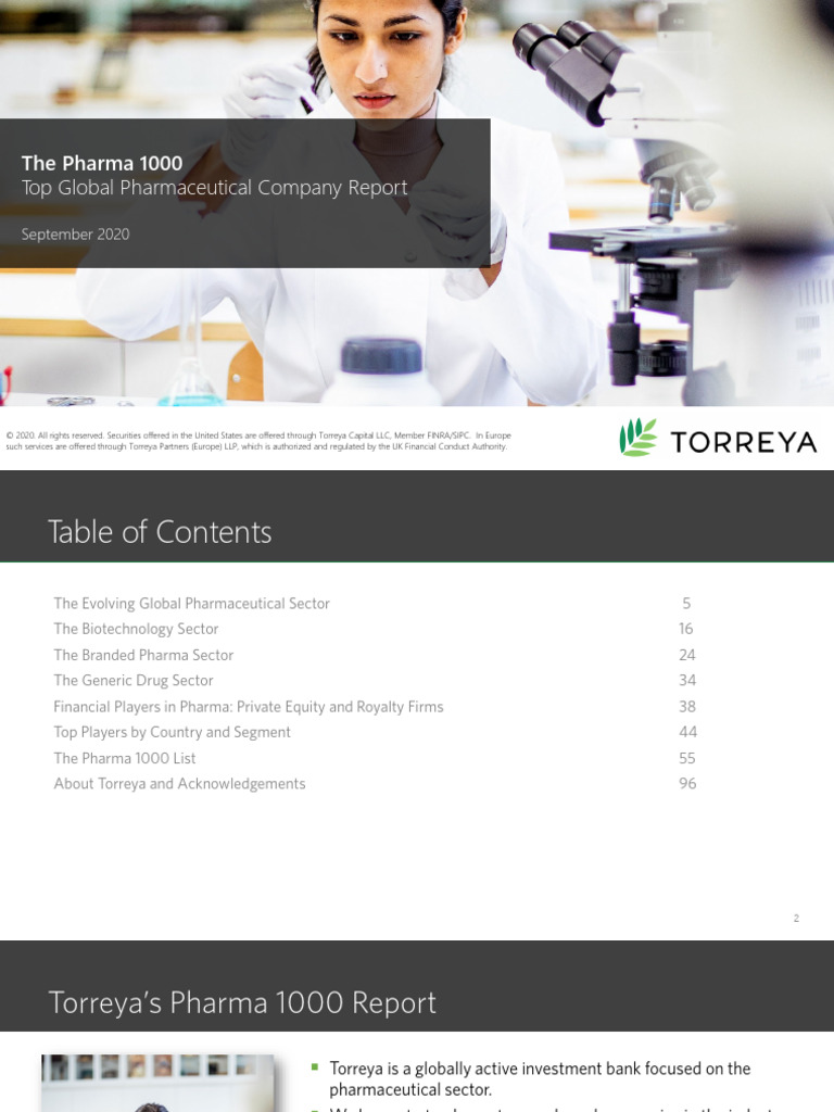 Pharma 1000 | PDF | Pharmaceutical Industry | Biopharmaceutical