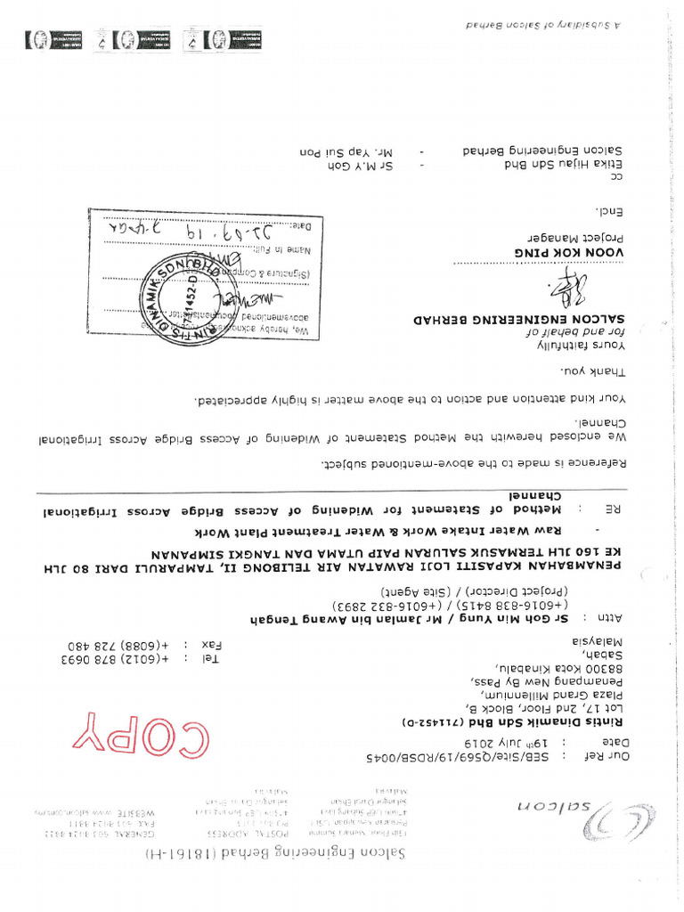 Mos - Widening Access Bridge Crossing Irrigational Channel | PDF