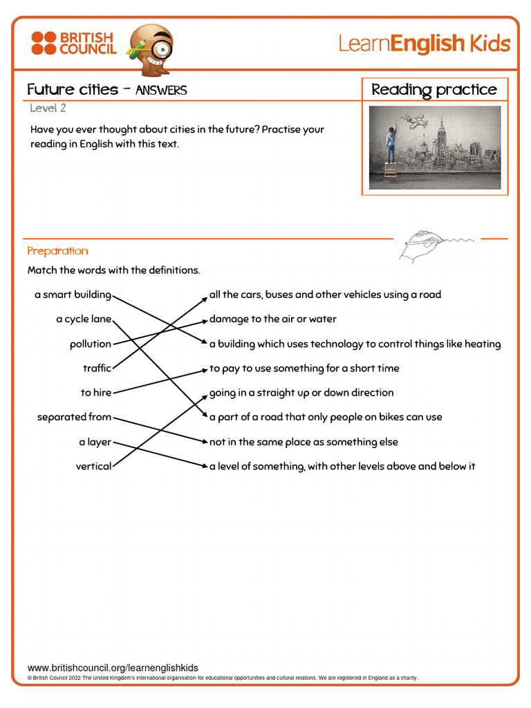 Reading Practice Future Cities Answers | PDF | Road | Water
