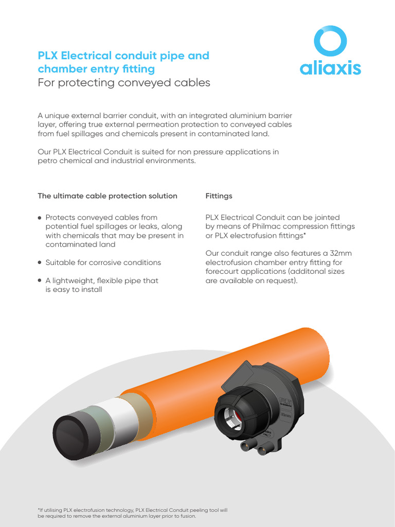 Aliaxis Electrical Conduit Pipe Datasheet | PDF | Pipe (Fluid ...