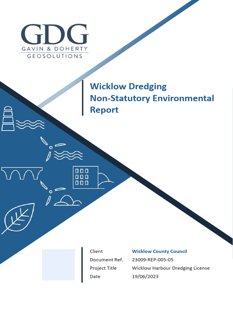 Wicklow Dredging Non-Statutory Environmental | PDF | Dredging ...
