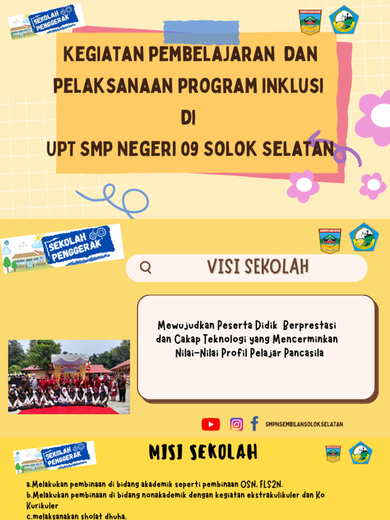 Dokumentasi Pelaksanan Program Pembelajaran Inklusi | PDF