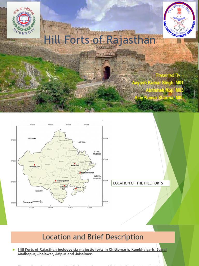 Group 1 Hill Forts of Rajasthan | PDF