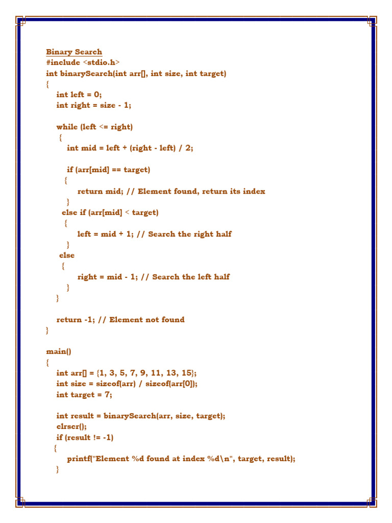 Binary Search | PDF