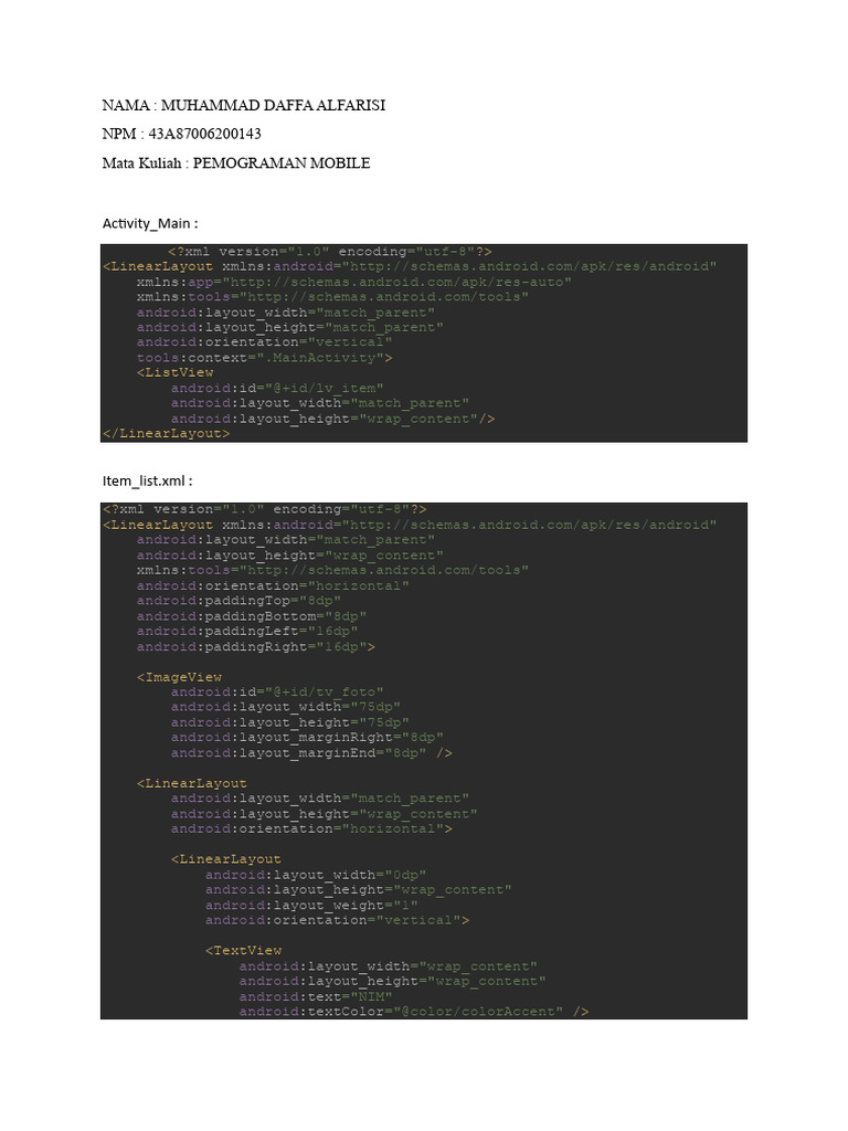 Muhammad Daffa Alfarisi - 43a87006200143 - Tugas MVC | PDF | Programming Paradigms | Software ...