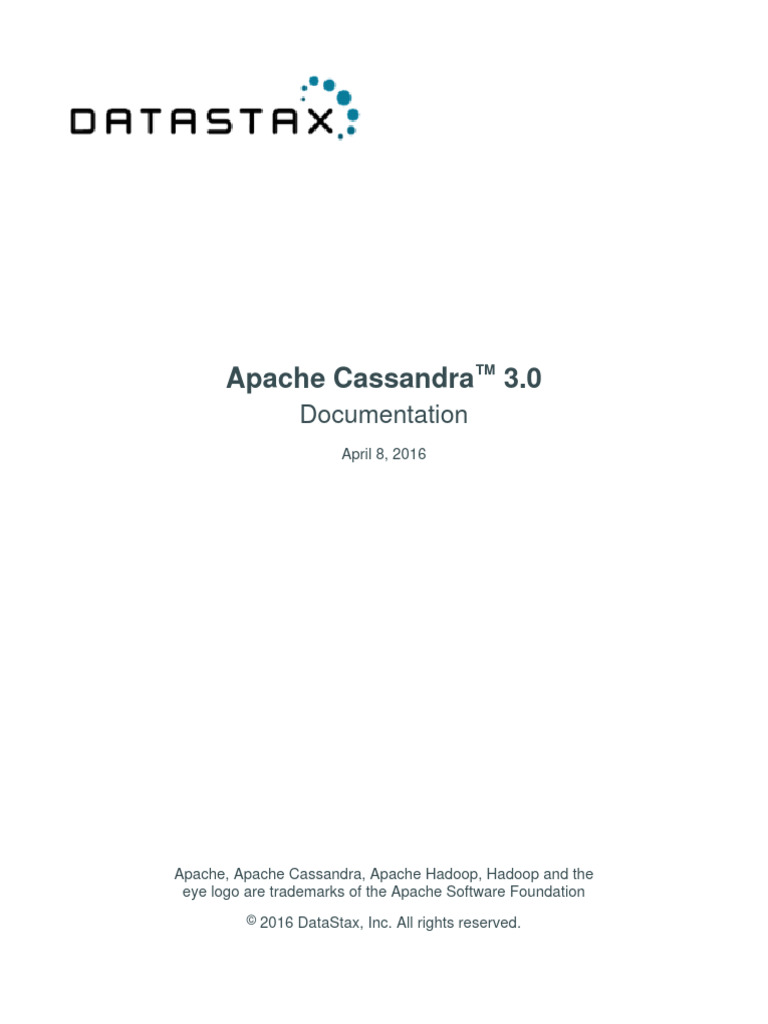 Cassandra 30 | PDF | Databases | Relational Database