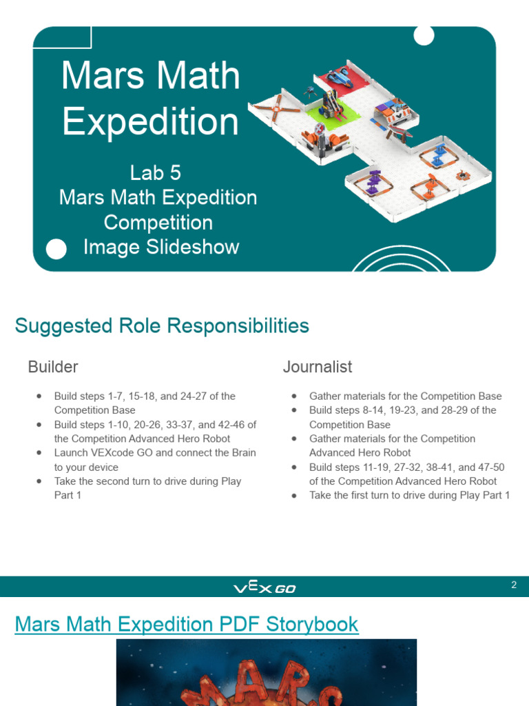 GO - Mars Math Expedition - Lab 5 Images | PDF