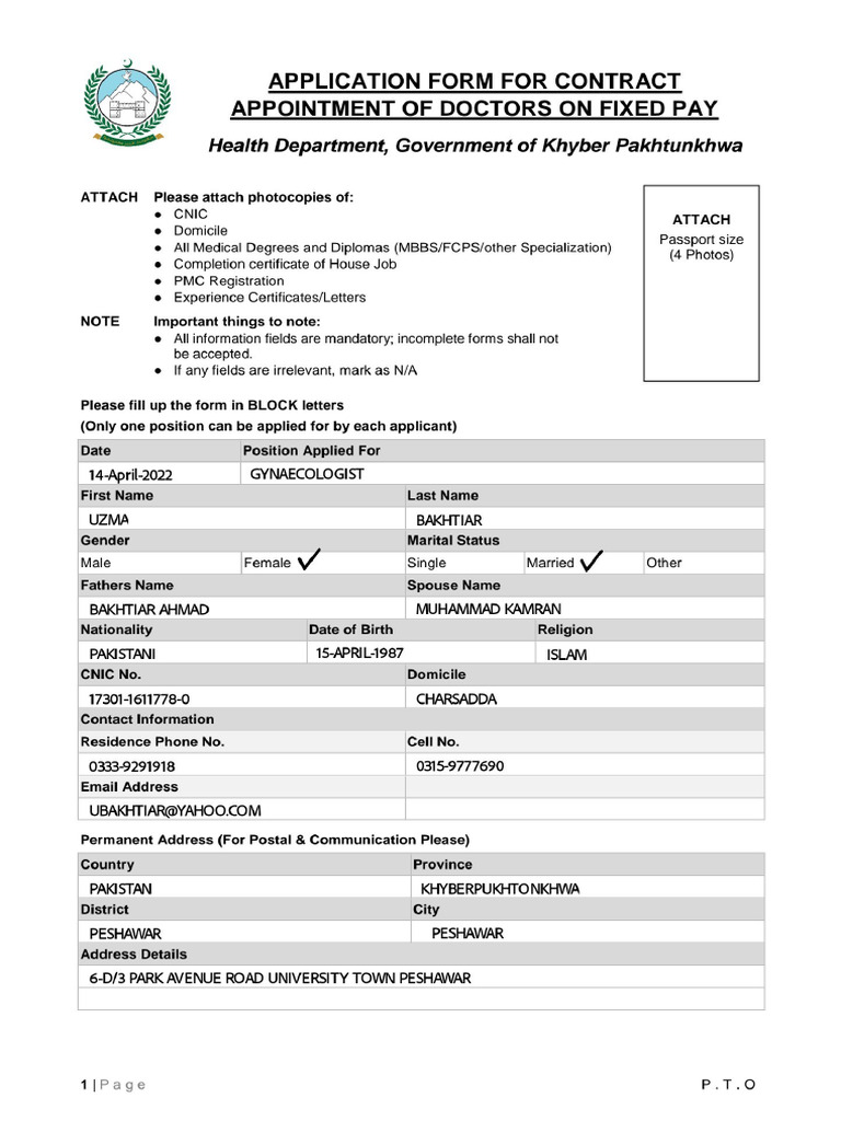News-Application Form For Employment | PDF