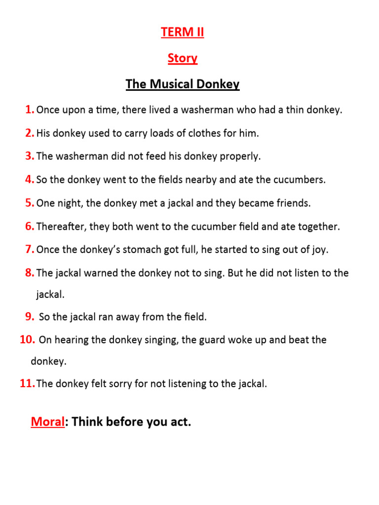 The Musical Donkey | PDF