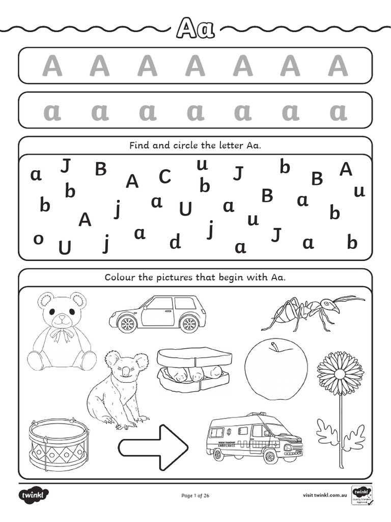 Au L 1629943584 Alphabet Aa ZZ Handwriting Activity Pack - Ver - 1 | PDF