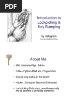 MIT Lockpicking Guide | PDF | Lock (Security Device) | Force