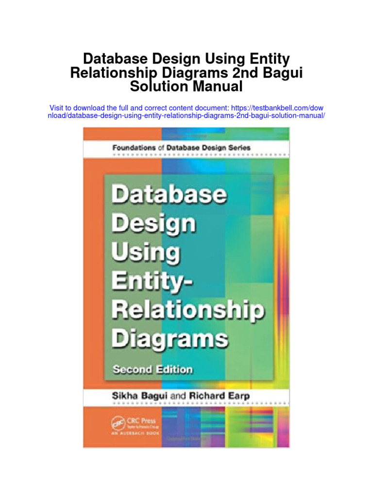 Database Design Using Entity Relationship Diagrams Solutions