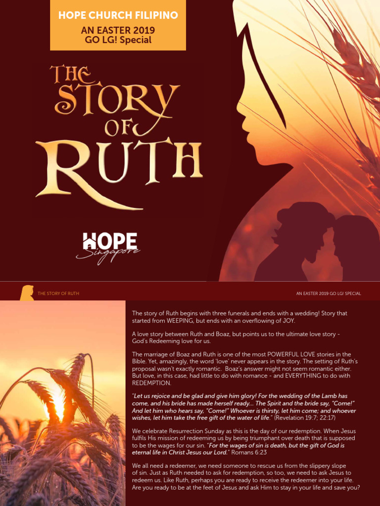Story of Ruth | PDF | Ruth (Biblical Figure) | Book Of Ruth